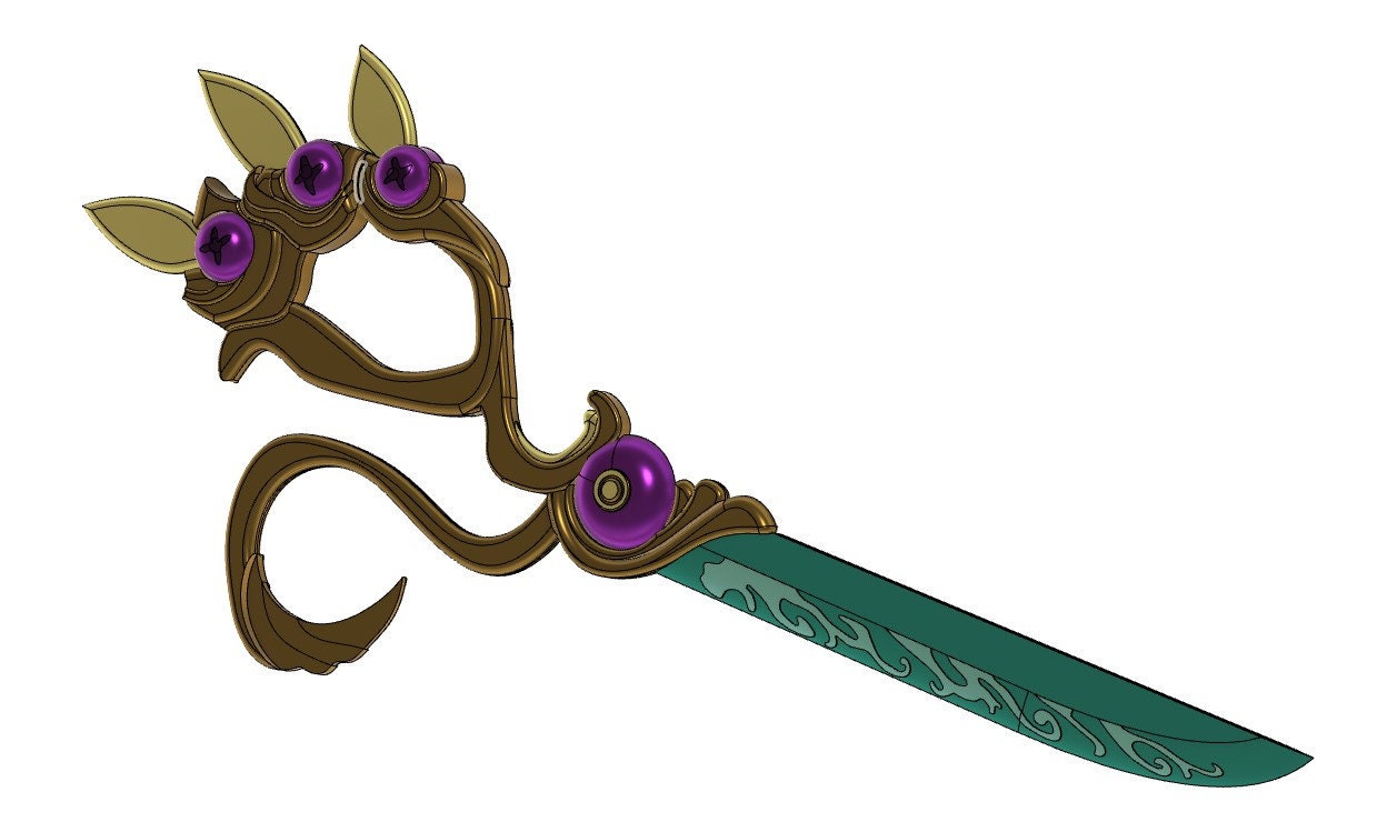 League of Legends Gwen Scissors Cafe Cuties Skin 3D Model STL - Etsy