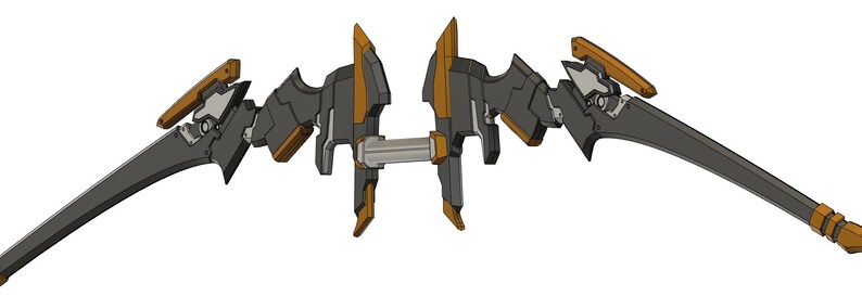 Cyberpunk Bow 3D Model STL - Etsy