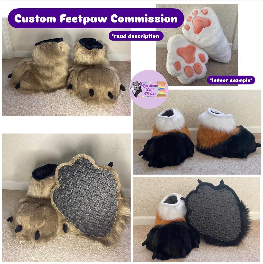 Custom Fursuit Feet Paws *READ DESCRIPTION* - Etsy