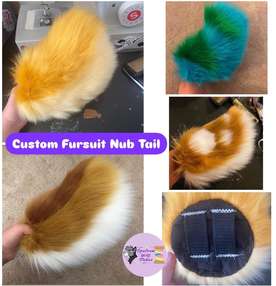 Fursuit Nub Tail - Custom (read Description) - Etsy