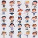 Watercolor Kids Careers Clipart Bundle: Explore Dream Jobs ...