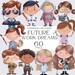 Watercolor Kids Careers Clipart Bundle: Explore Dream Jobs ...