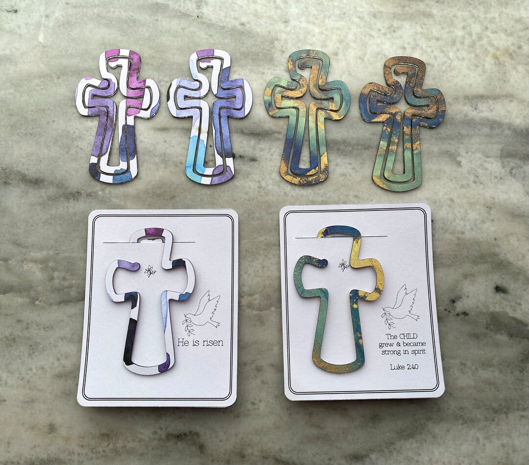 Cross Bookmark, Page Holder, Religious Bookmark, Book Lover, Easter ...