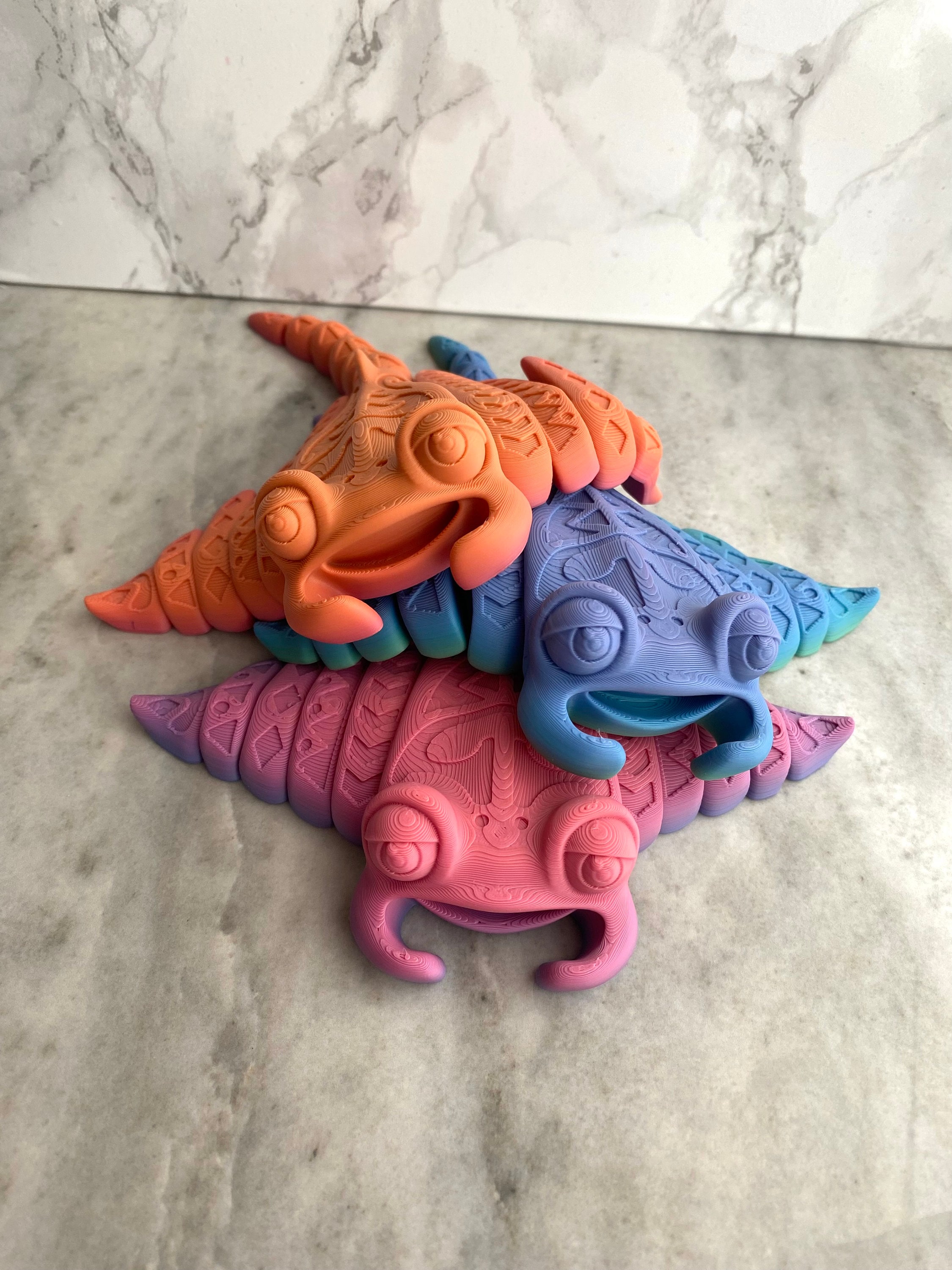 Flexi Manta Ray, Articulated Manta, Gift for Him, Gift for Her, Home ...