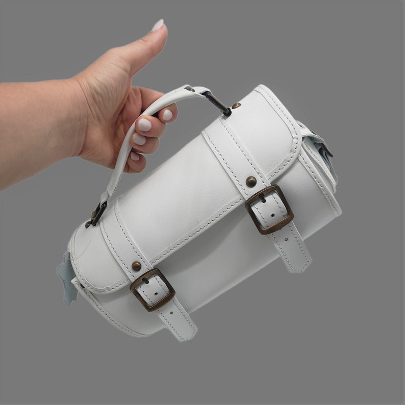 Small Barrel Bag/crossbody Bag Purse/leather Cylinder - Etsy