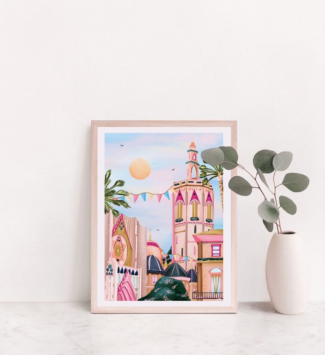 Valencia Print, Destination Poster, Travel Wall Decor - Etsy