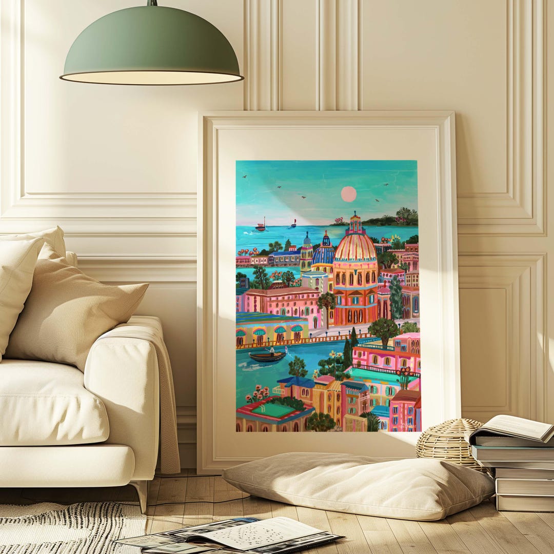 Venice Print | Italy Poster A5 / A4 / A3 / A2 / A1 - Etsy
