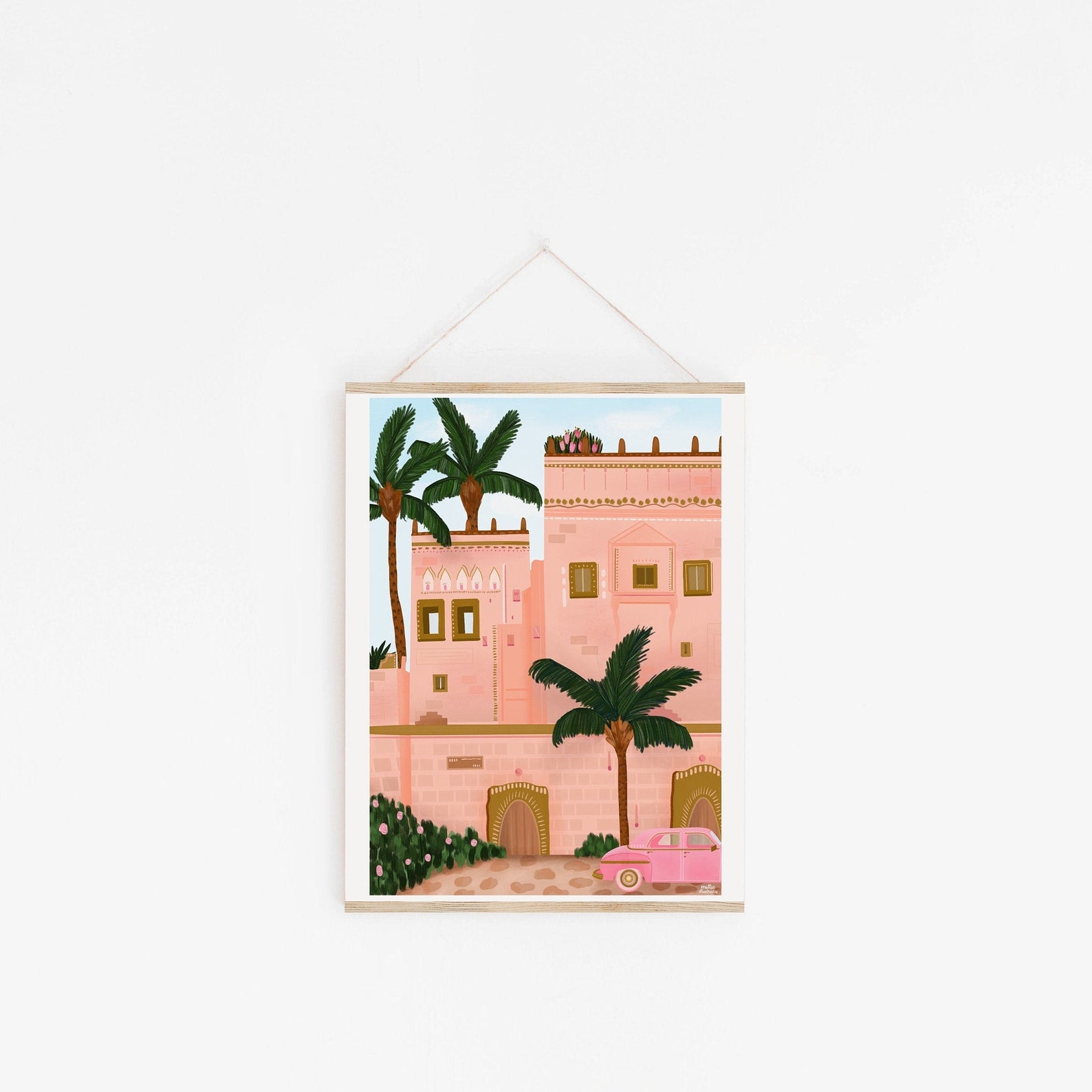 Moroccan Print Moroccan Art Work Travel Poster Plant Print - Etsy