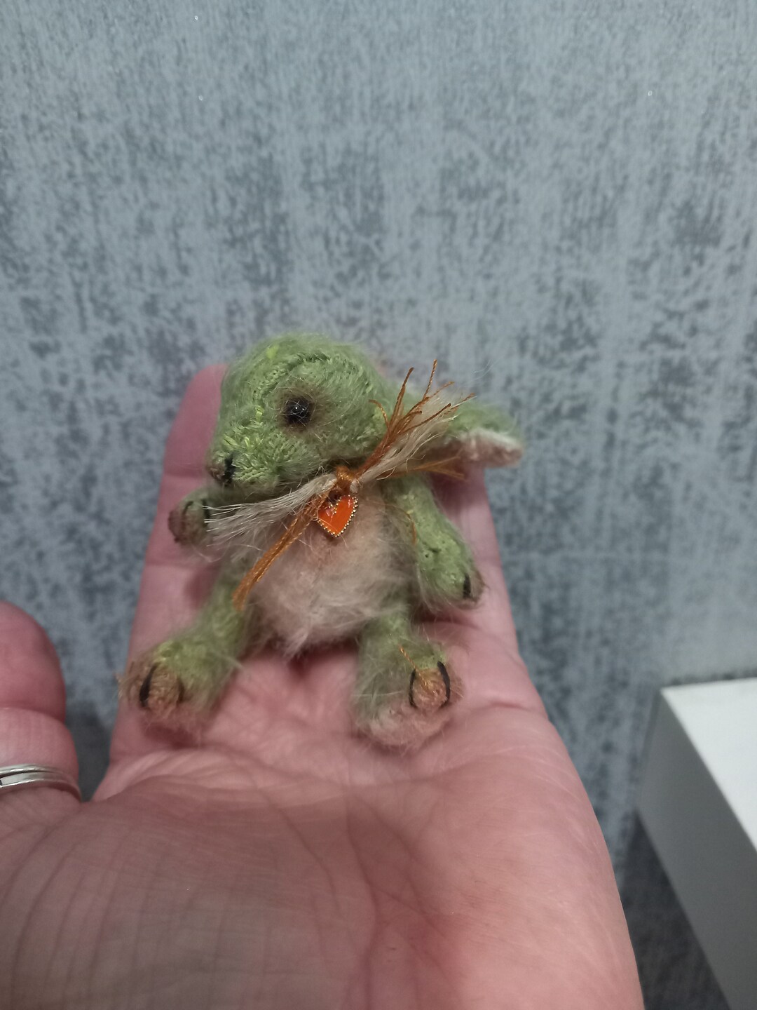 Meet Forest a Handmade Vintage Style Mohair Minature Bunny Rabbit Fully ...
