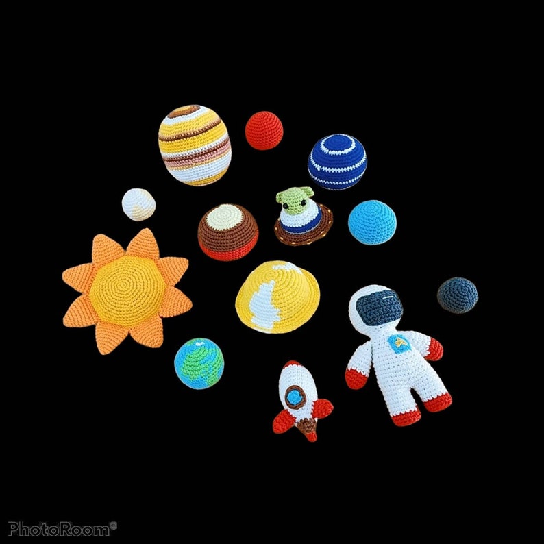 Solar System Play Amigurumi Crochet Stuffed Planets - Etsy