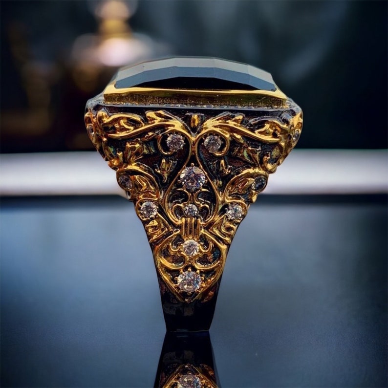 Baroque Ornate Ring Victorian Ringbaroque Ornate Ring - Etsy