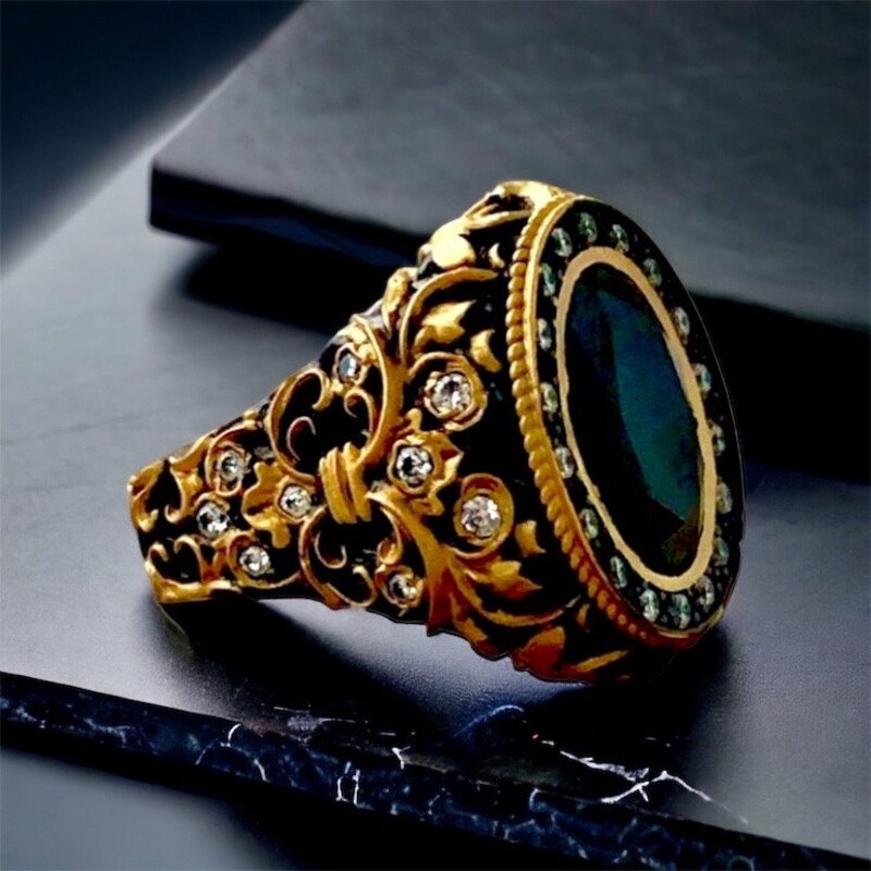 Anillos de ónix intaglio - Etsy España