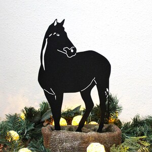 Horse Black Metal Animal Silhouette Yard Art Garden Décor - Etsy
