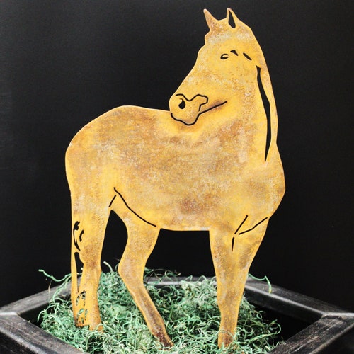 Working Horse Metal Art - Etsy
