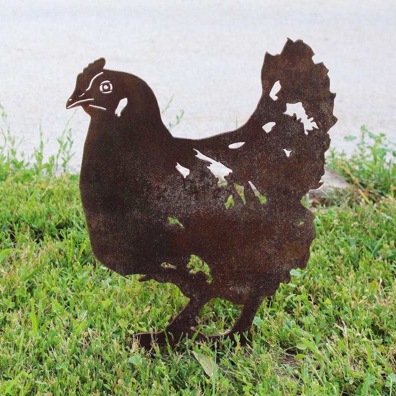 Metal Chicken - Etsy