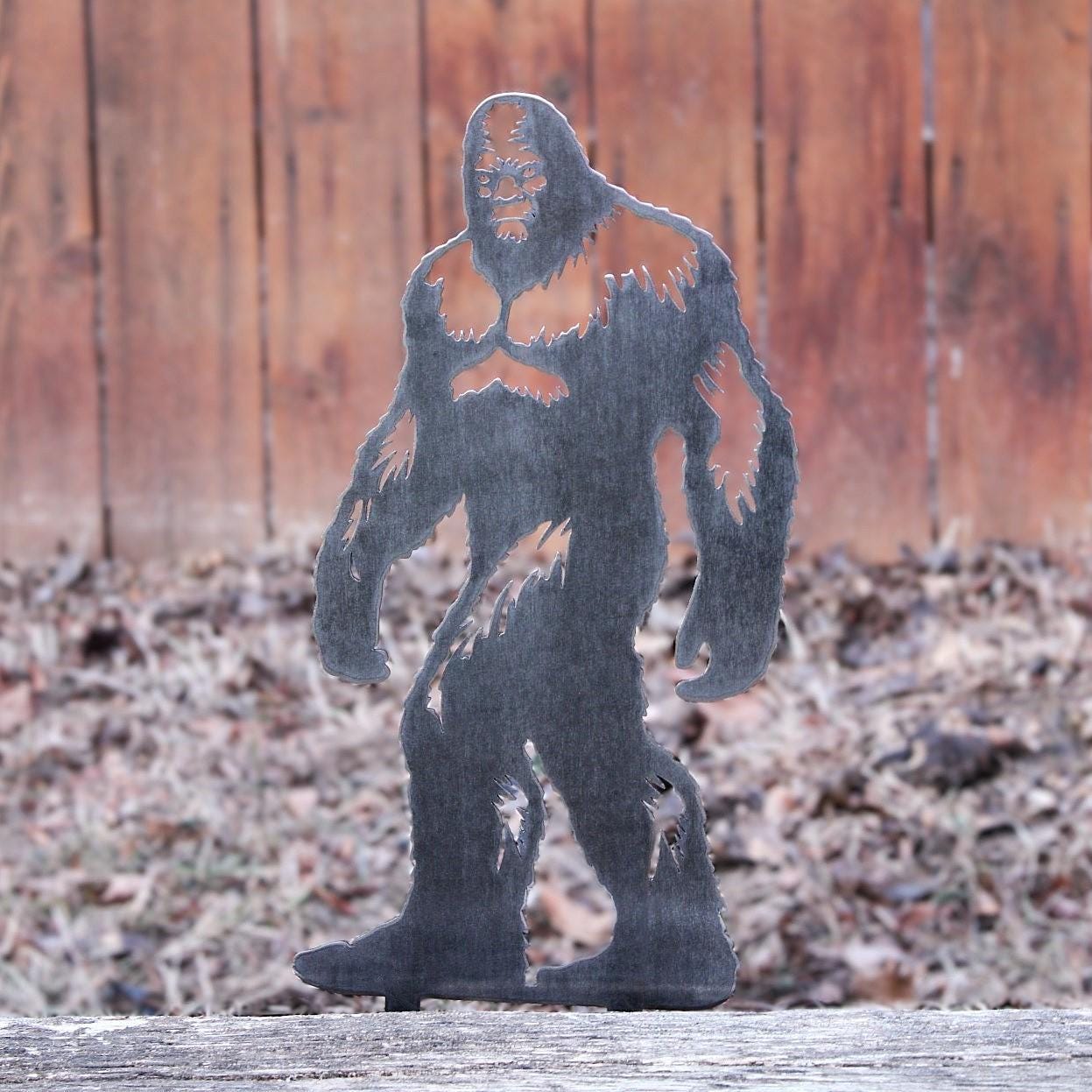 Sasquatch Corten Steel Animal Silhouette | Rust Art | Garden Décor ...