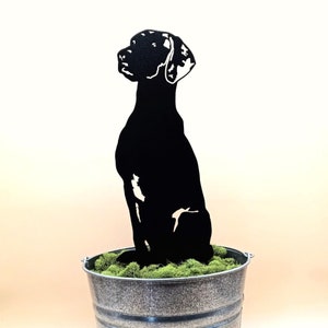 Rhodesian Ridgeback Black Metal Dog Silhouette | Yard Art | Garden ...