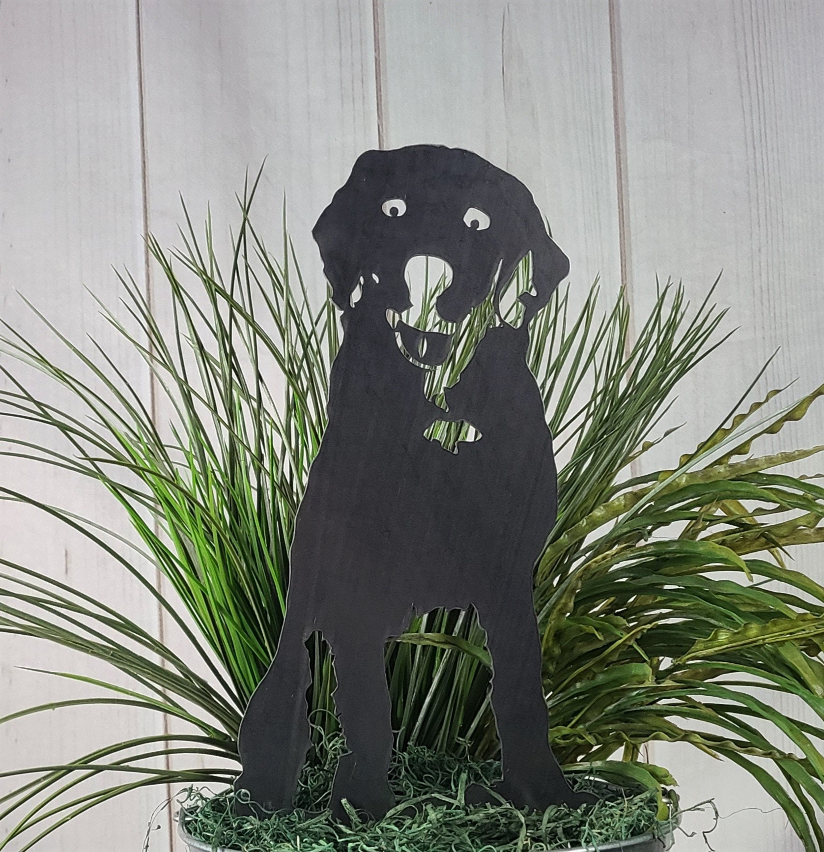 Labrador Retriever Corten Steel Dog Silhouette Rust Art - Etsy