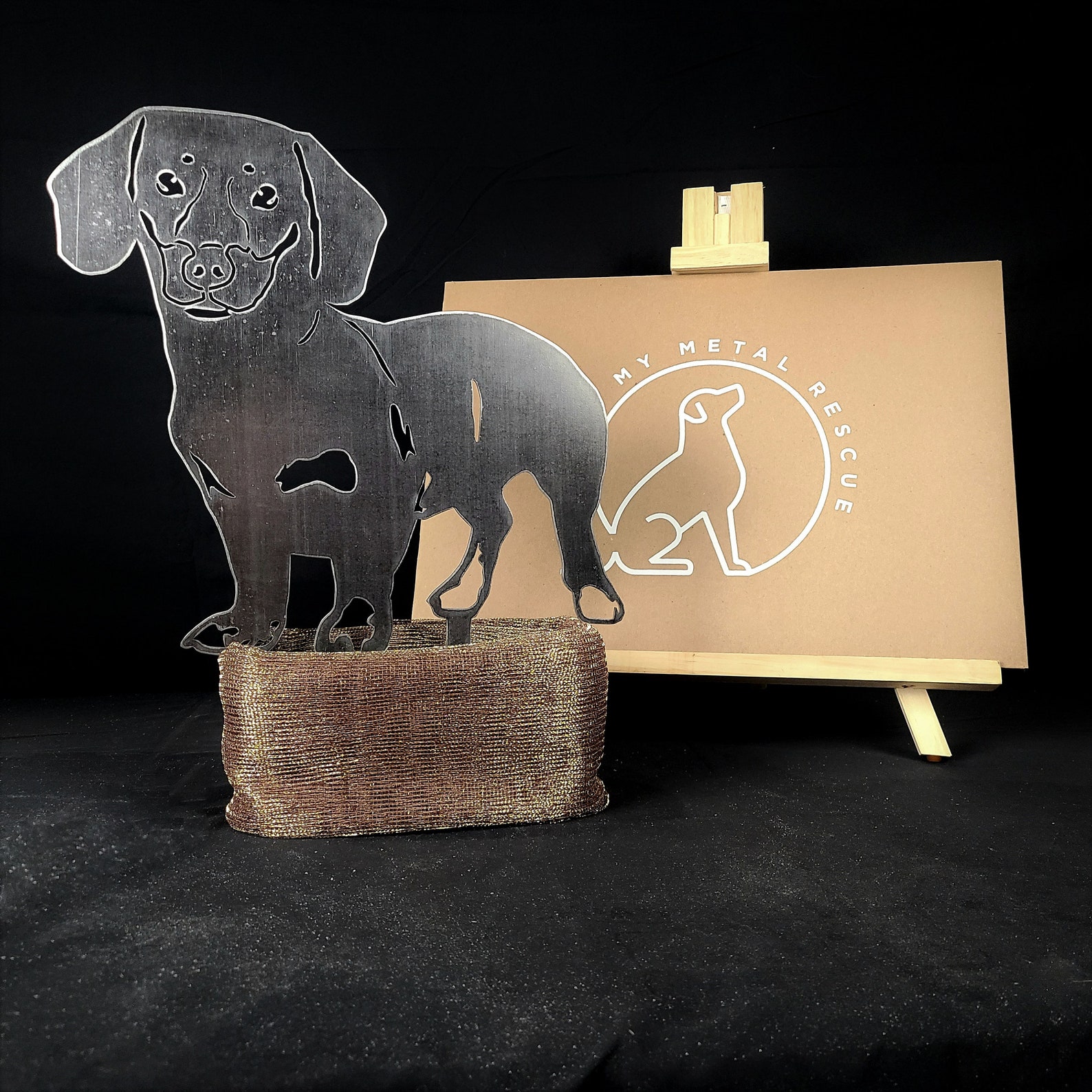 Dachshund Metal Dog Silhouette Rust Art Garden Décor Pet | Etsy