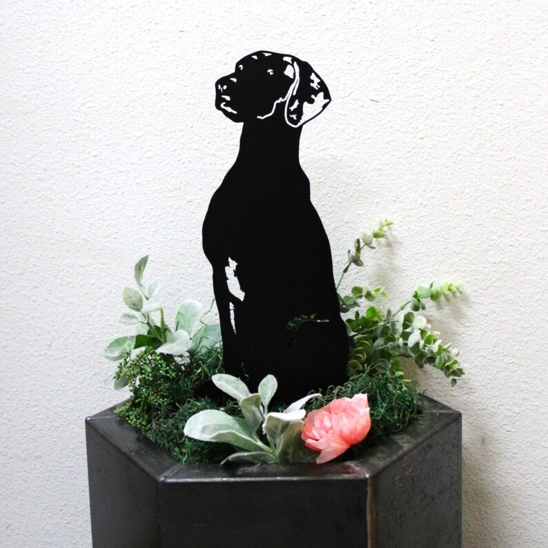Rhodesian Ridgeback Black Metal Dog Silhouette Yard Art - Etsy