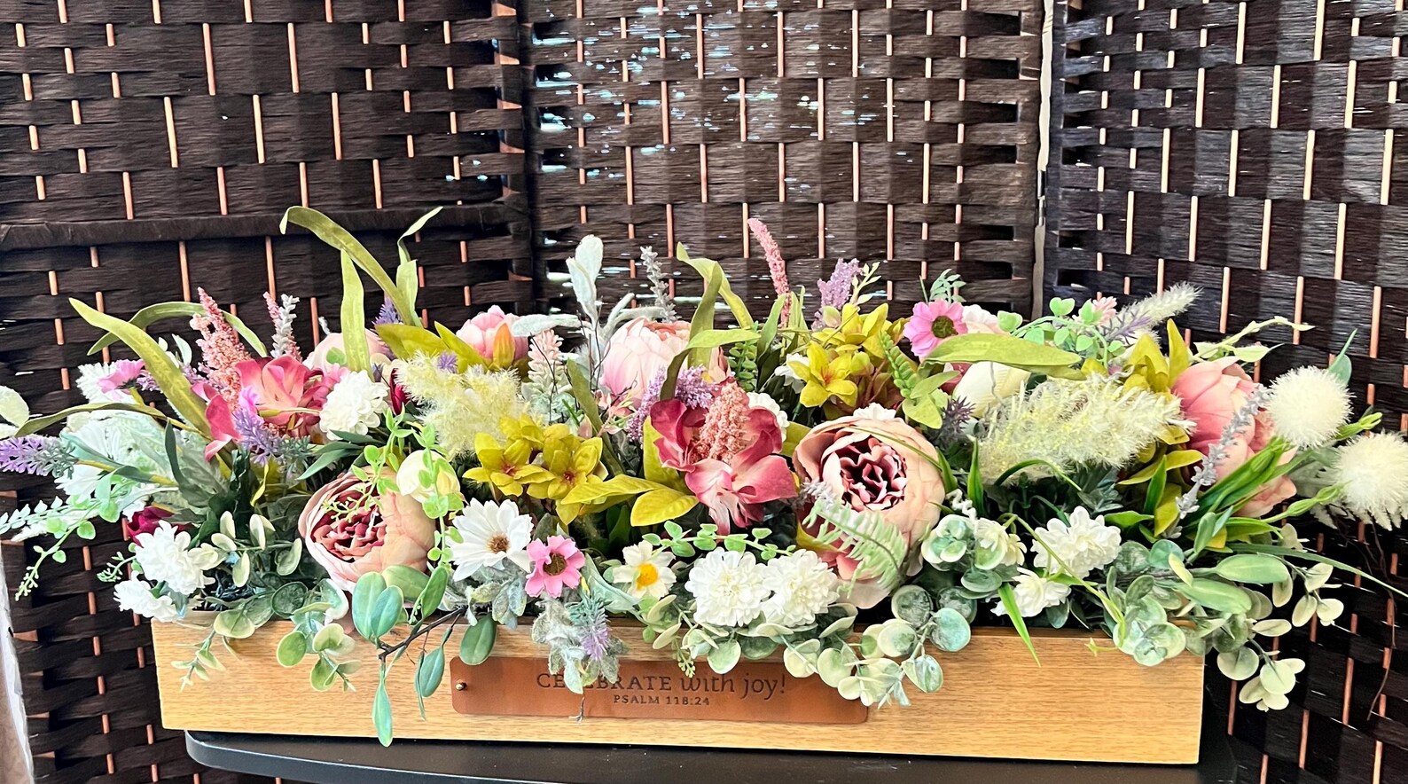 Large Flower Arrangement, Spring Flower Table Arrangement, Church Table ...