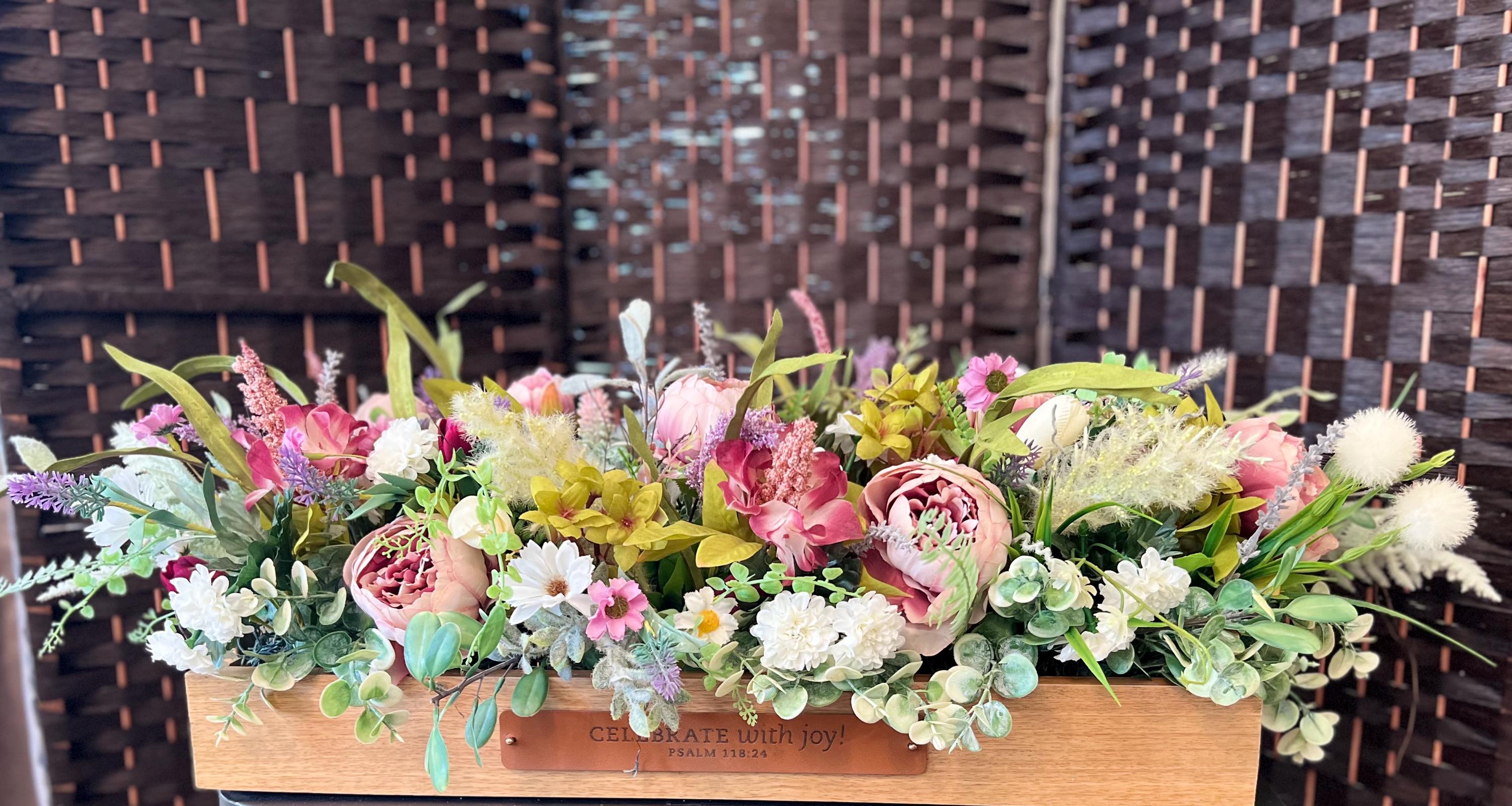 Large Flower Arrangement, Spring Flower Table Arrangement, Church Table ...