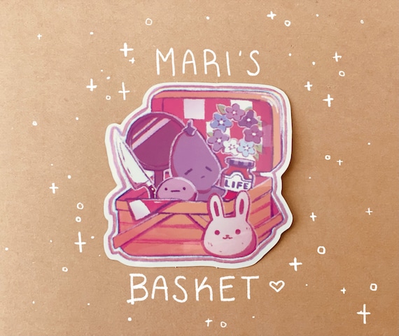 OMORI Mari's Basket Cute Vinyl Sticker | Etsy