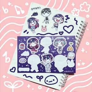 Omori and Friends | Cute Sticker Sheet - Etsy