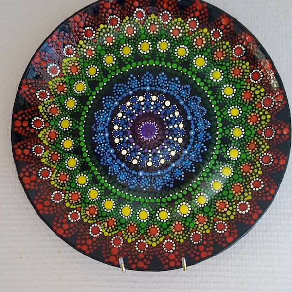 Mandala Plate - Etsy