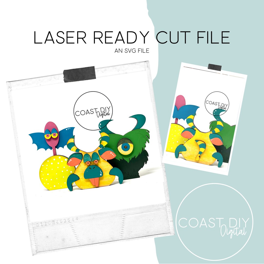 Monster Maker SVG File | Digital Download | Glowforge | Laser File ...