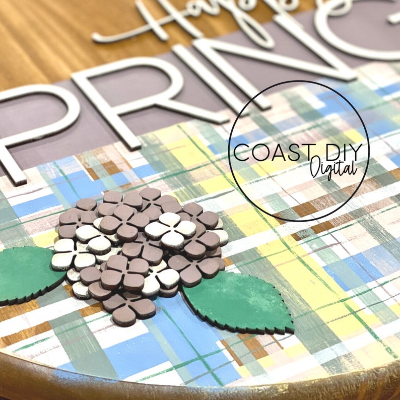 Happy Spring Hydrangea Digital Download SVG File|glowforge|laser - Etsy
