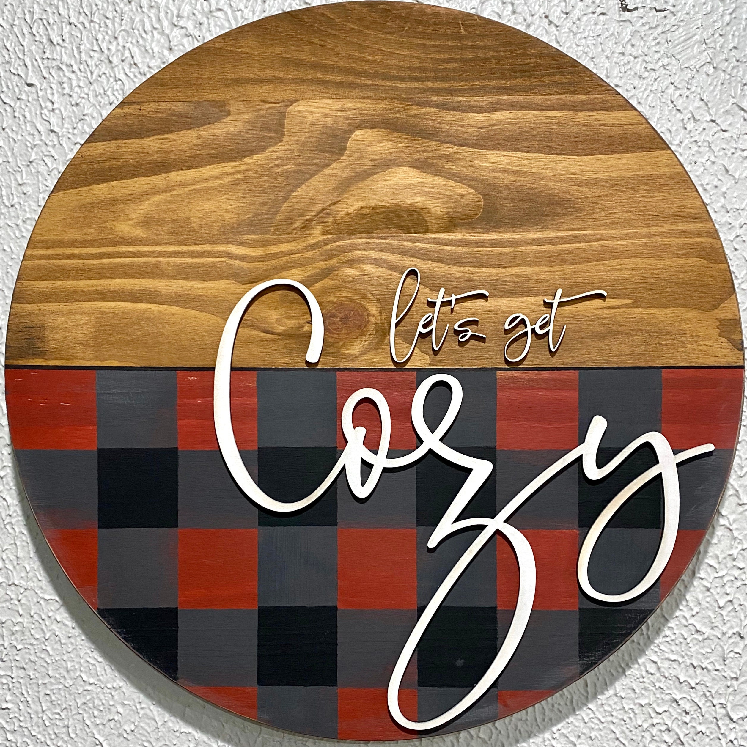 Let's Get Cozy Digital SVG Filelaser Cut Filewinter3d | Etsy