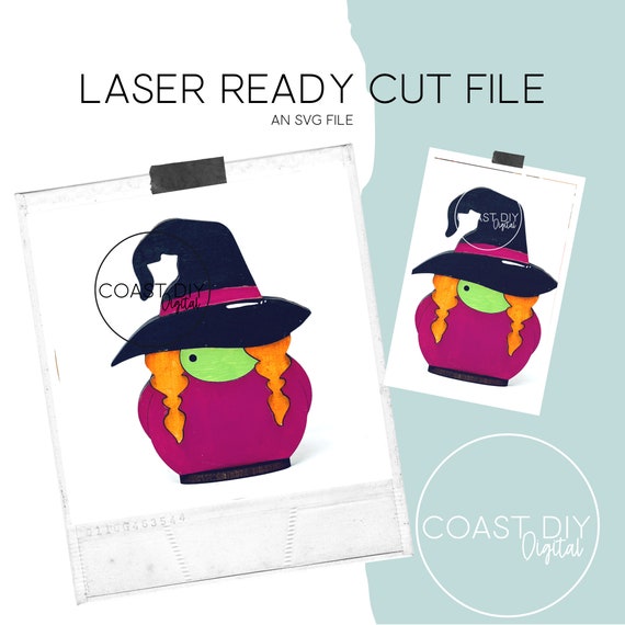 Witch Costume Halloween Costume Party Gnome SVG Digital File - Etsy