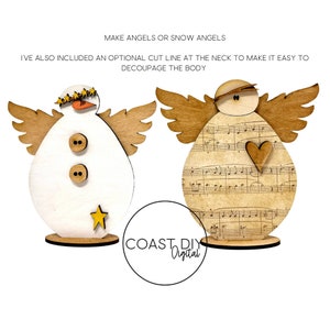 Chunky Angel Maker SVG Digital File | Glowforge Ready | Laser | Snowman ...