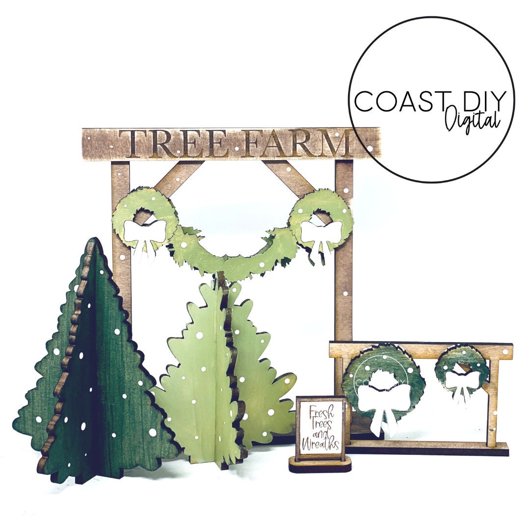 Christmas Village Tree Farm at Betty Dean blog