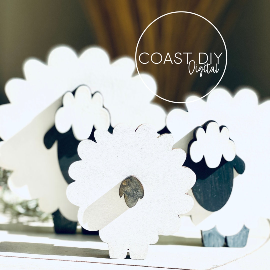 Sheep Family Svg File | Spring | Easter Decor | Laser Cut File|3d ...