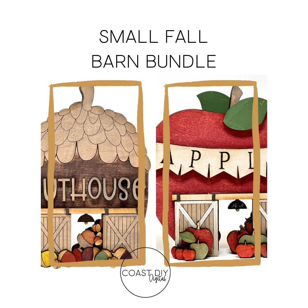 Apple and Acorn Small Fall Barn Bundle | Apple | Acorn Nuthouse ...