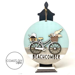 Beachcomber Beach Bike Svg File | Glowforge Ready | Laser File - Etsy