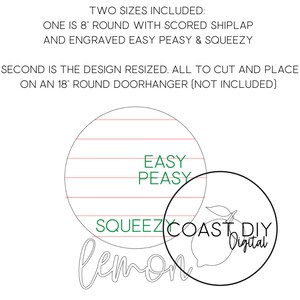 Easy Peasy Lemon Squeezy SVG Digital File | Glowforge Ready - Etsy
