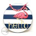 Hello Flamingo SVG Digital File Glowforge Ready Summer - Etsy