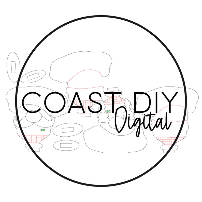 Chef Gnome SVG File Glowforge Ready Kitchen Decor Laser - Etsy