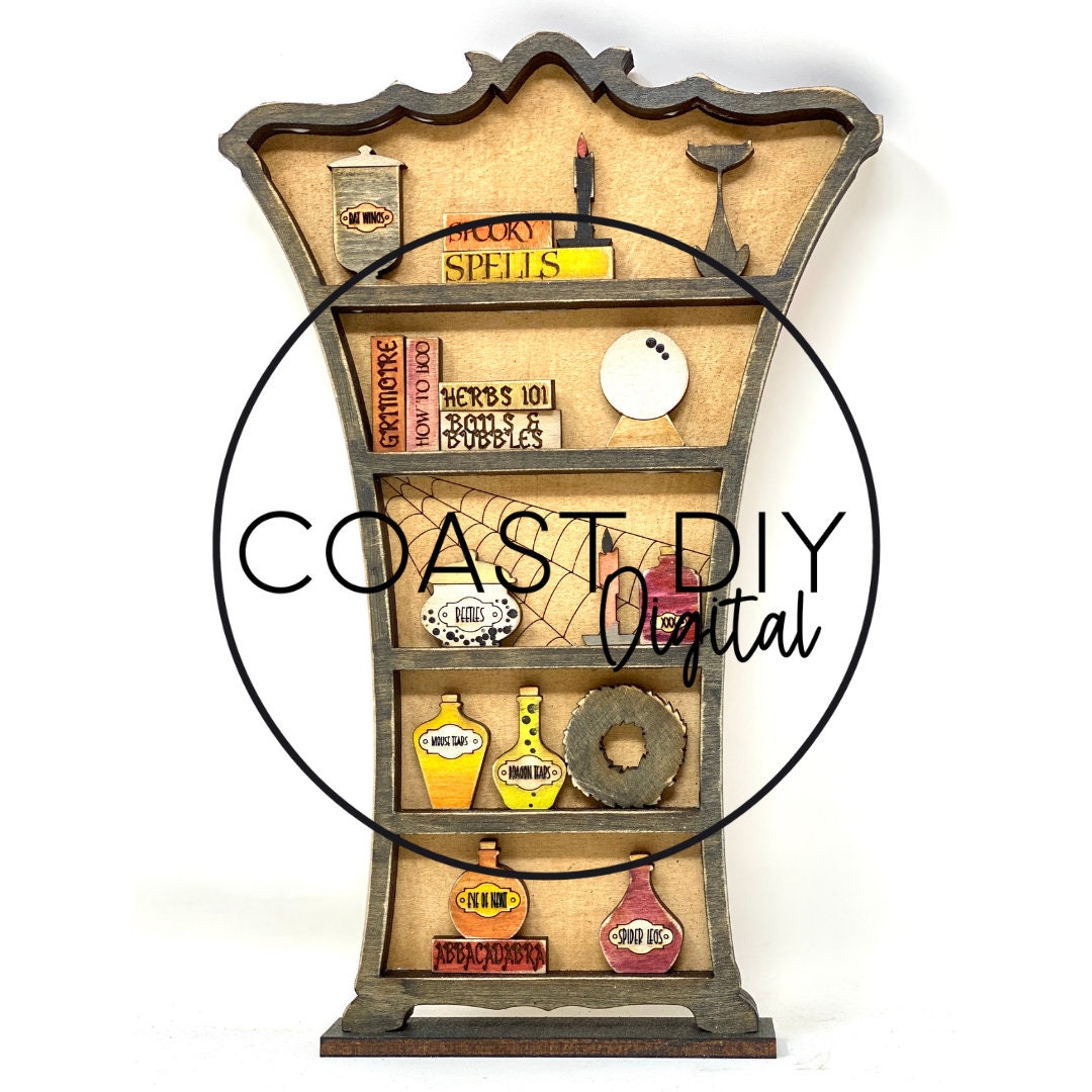 Witches Cupboard SVG Digital File Glowforge Ready Laser - Etsy UK