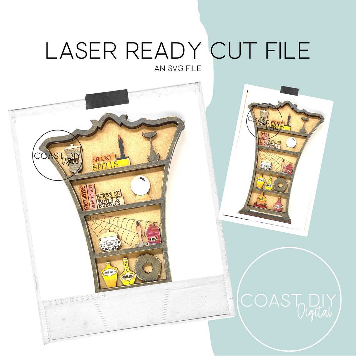 Witches Cupboard SVG Digital File Glowforge Ready Laser - Etsy