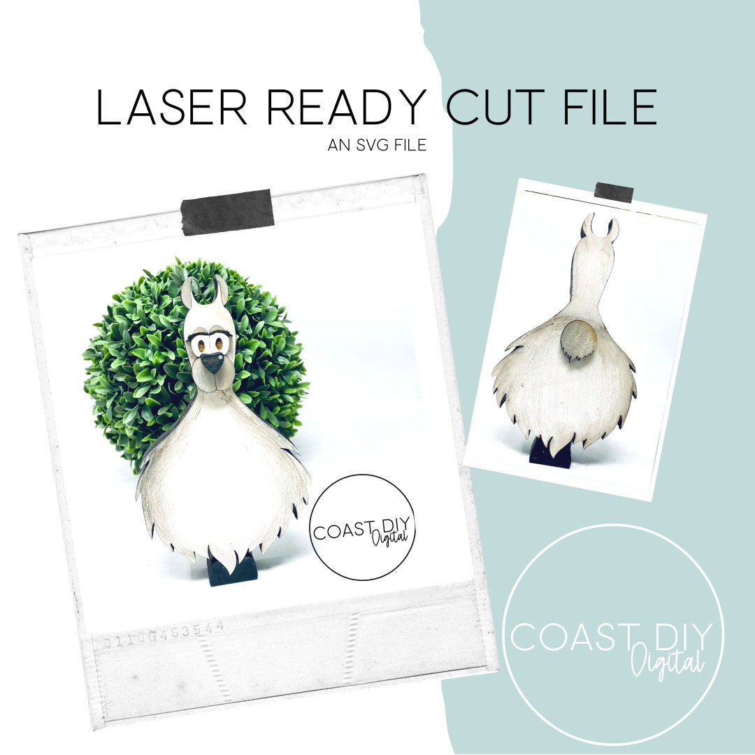 Llama Laser File | Glowforge Ready | Laser File | SVG - Etsy