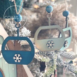 Ski Lodge and Ski Lift SVG Digital File | Glowforge Ready | Laser - Etsy