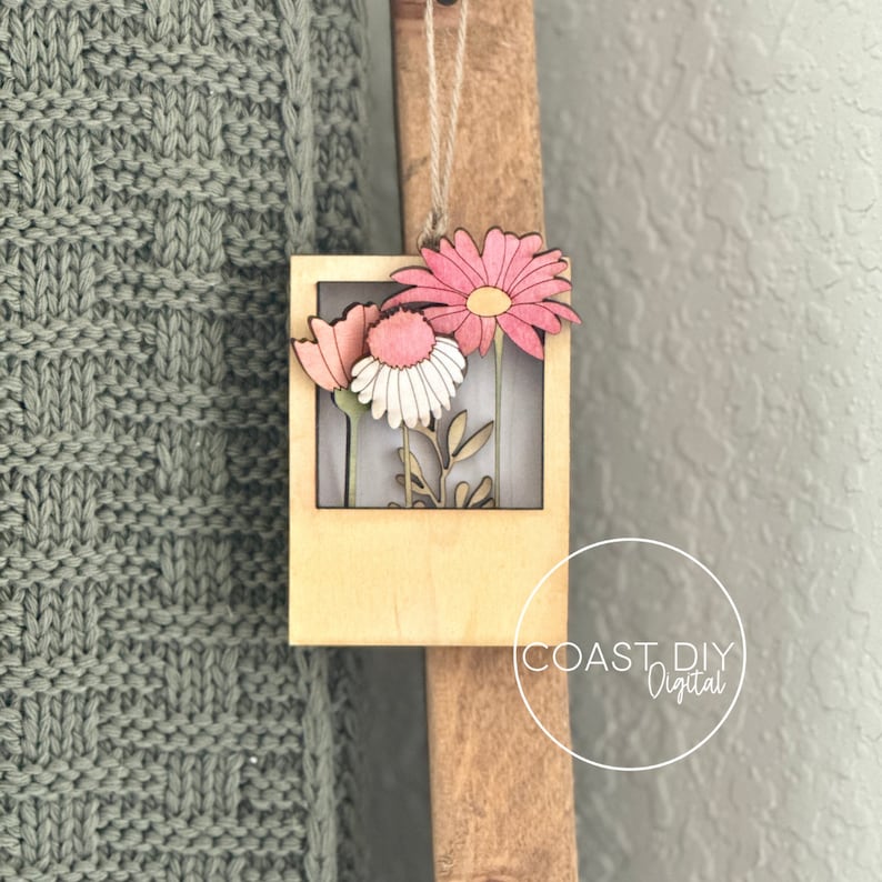 Dimensional Wildflower Frames Bundle SVG Digital File | Glowforge Ready ...