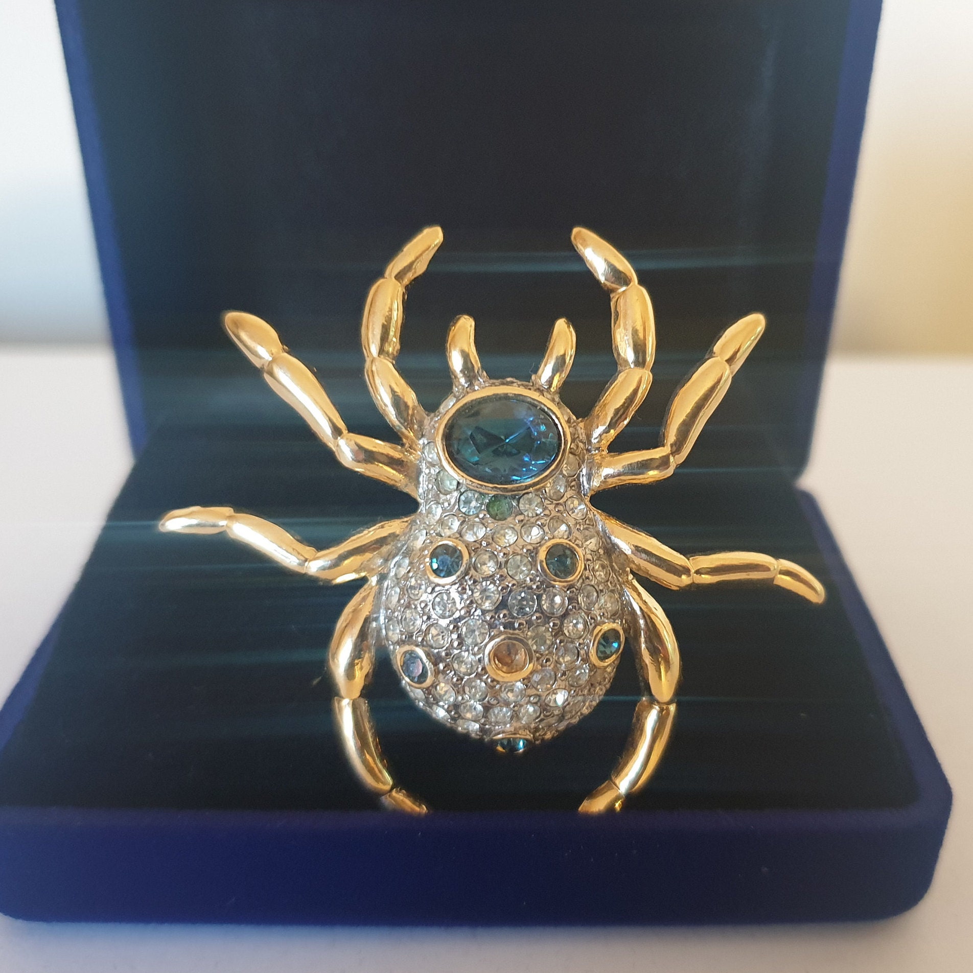 2 Spider Collar Pin / 2 Spider Lapel Pin / 2 Spider Brooch / 2 Charming ...