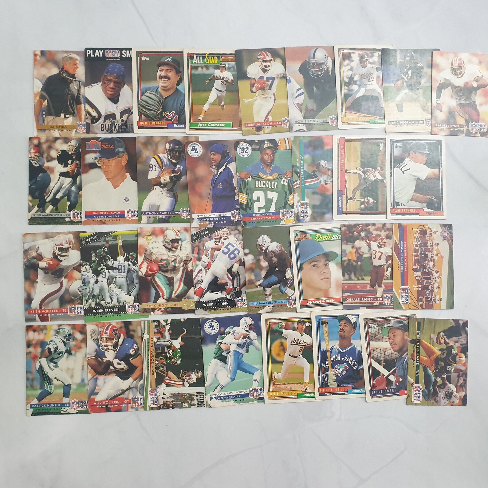 33 NFL Cards From the Late 1980s and Early 1990s / NFL Cards / Football ...
