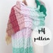 PDF Crochet Pattern-botanical Garden Shawl - Etsy