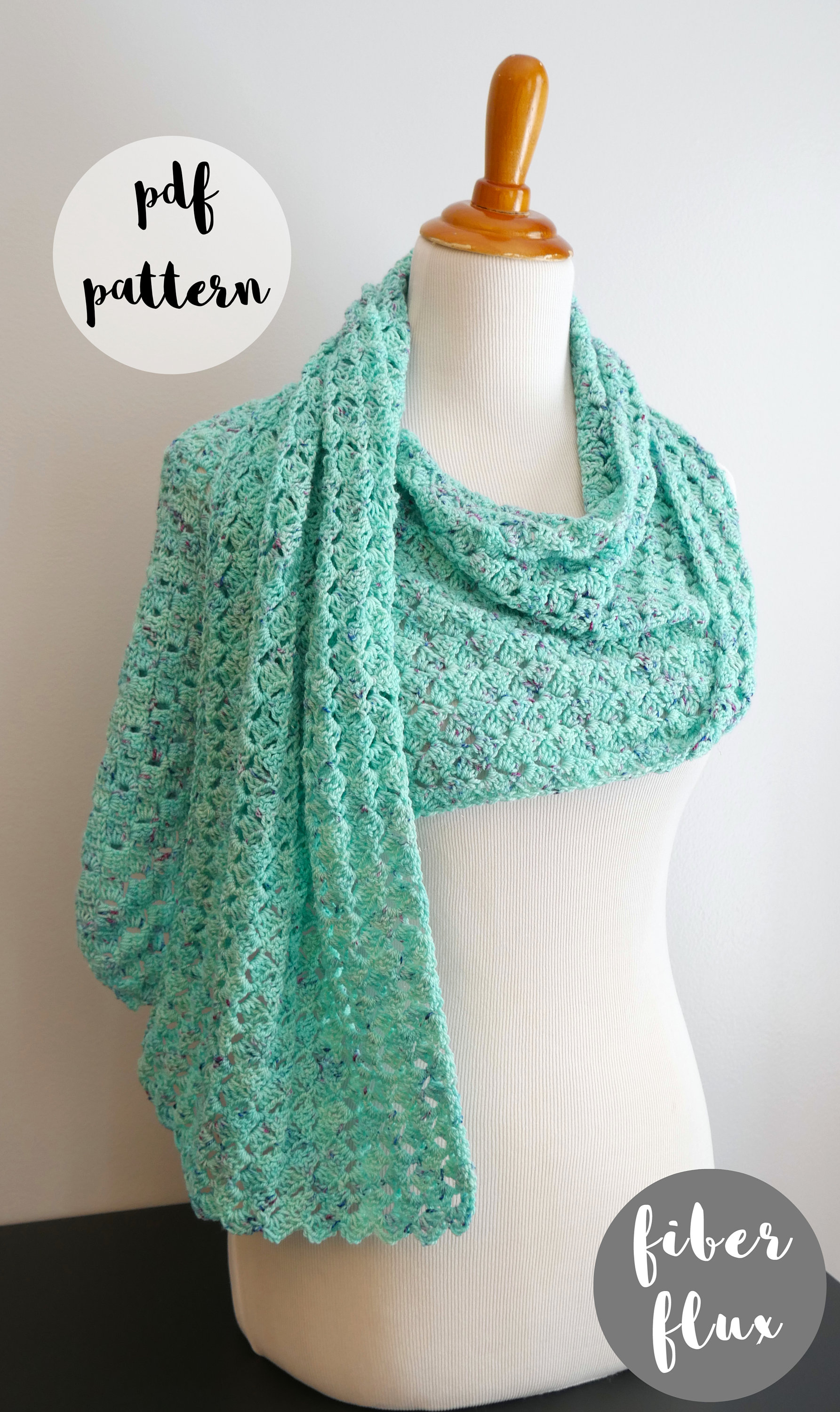 PDF Crochet Pattern-clear Skies Shawl - Etsy